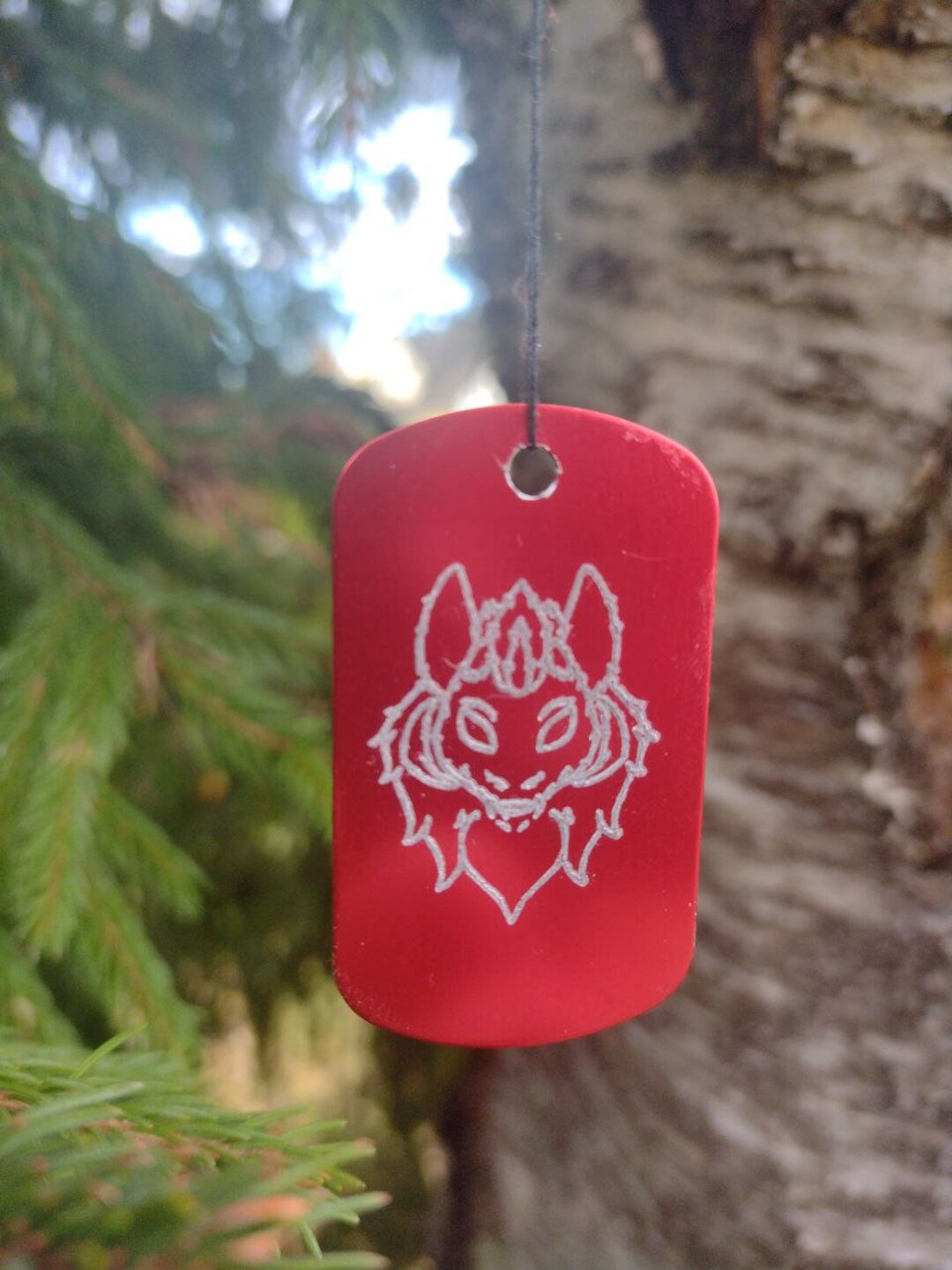 Wicker Beast Dog Tag/keychain wicker Gang - Etsy
