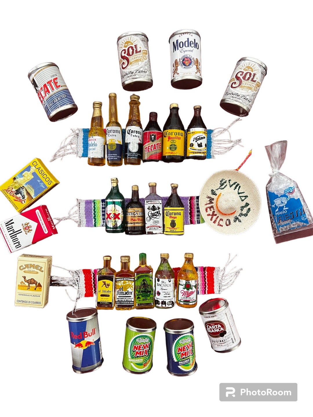 Mini Cervesa Bottle | Mini Marlboro Magnet | Mini Ice Bag - Etsy