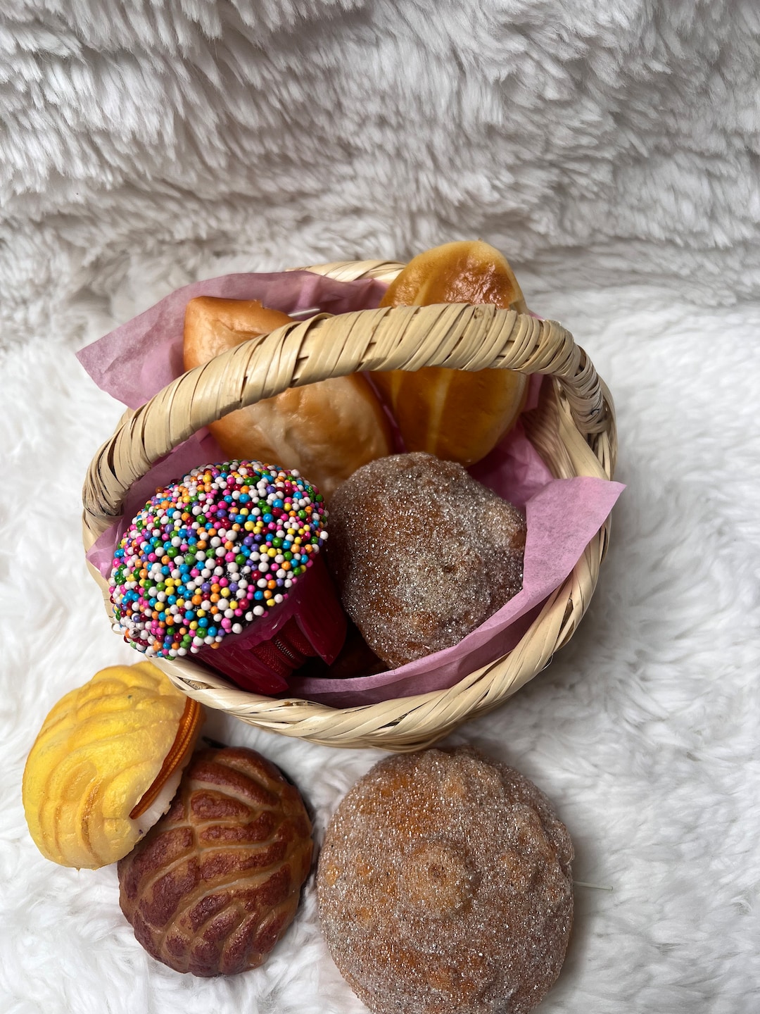 Coin Purse Pan Dulce Bolillo Coin Purse Nopal Conchita Purse Mexican ...