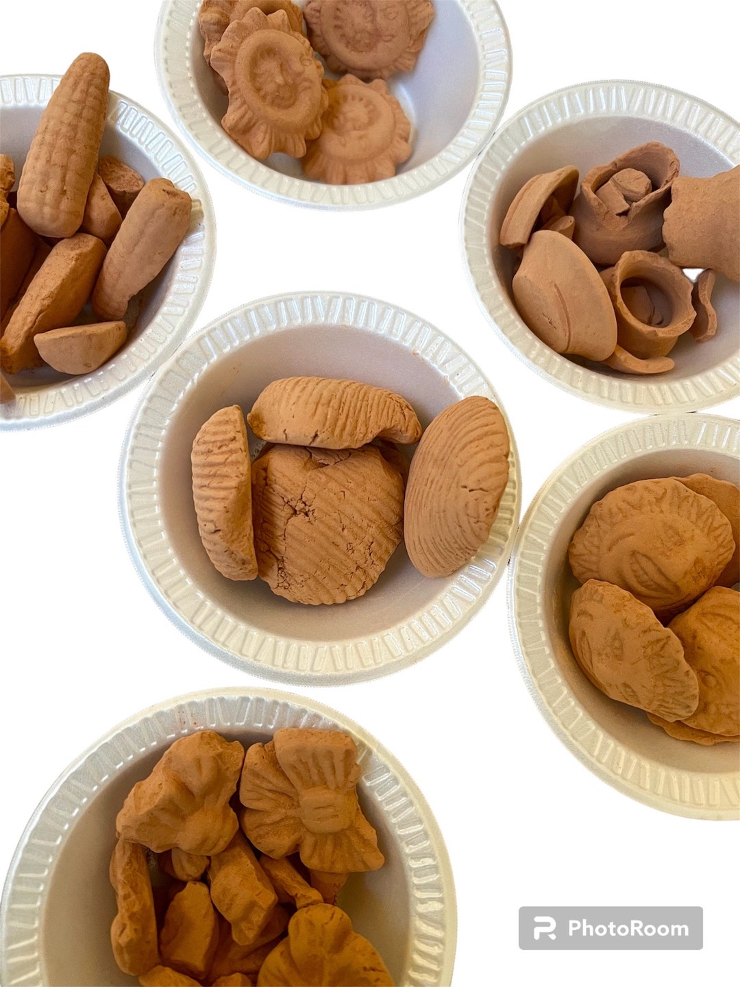 Mexican Clay Figures 3 | Clay Mix | Clay PICCA Treats | Mini Pots ...