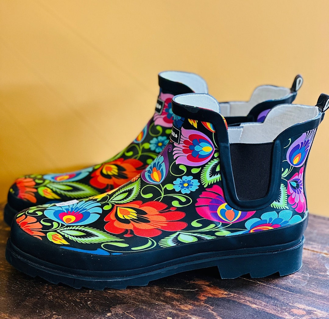 FOLK SHORT WELLIES, Colourful Wellies, Gumboots, Kalosze, Polskie ...