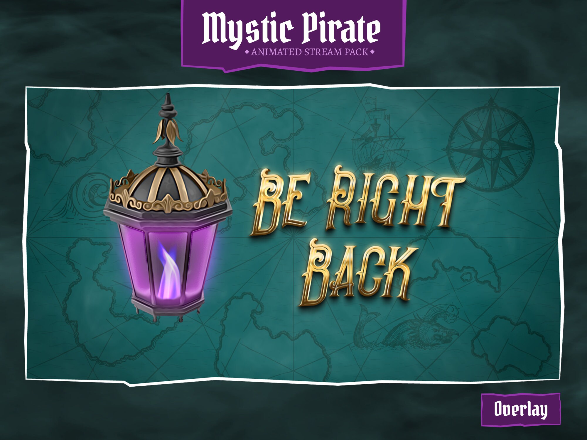 Mystic Pirate Animated Stream Pack - Etsy