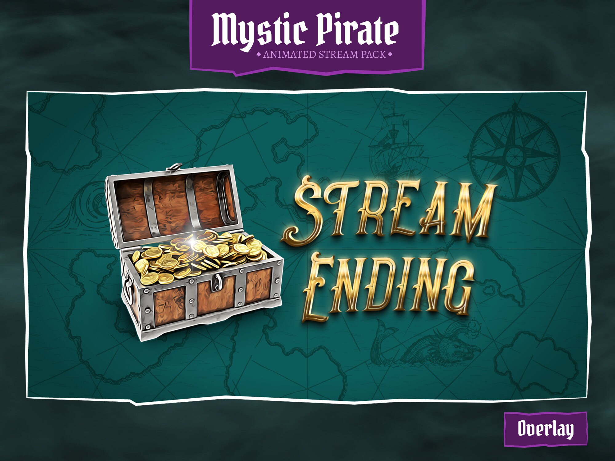 Mystic Pirate Animated Stream Pack - Etsy