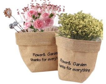 Jute Hessian Basket - Etsy