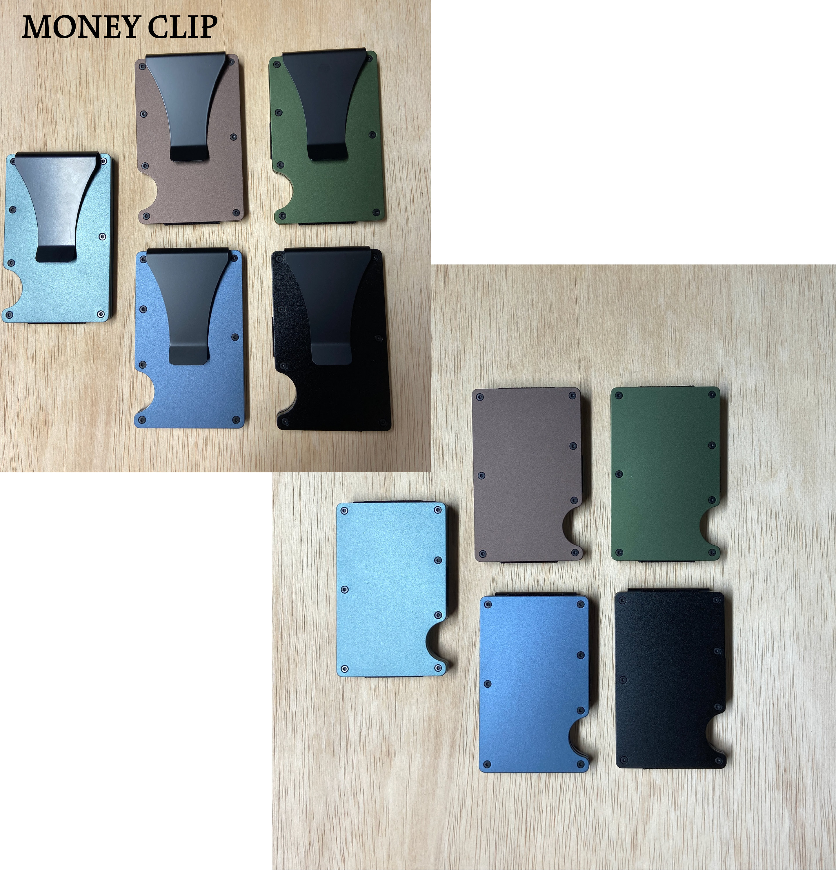 Custom Laser Engraved, Aluminum Minimalist Wallet, Custom Engraved ...