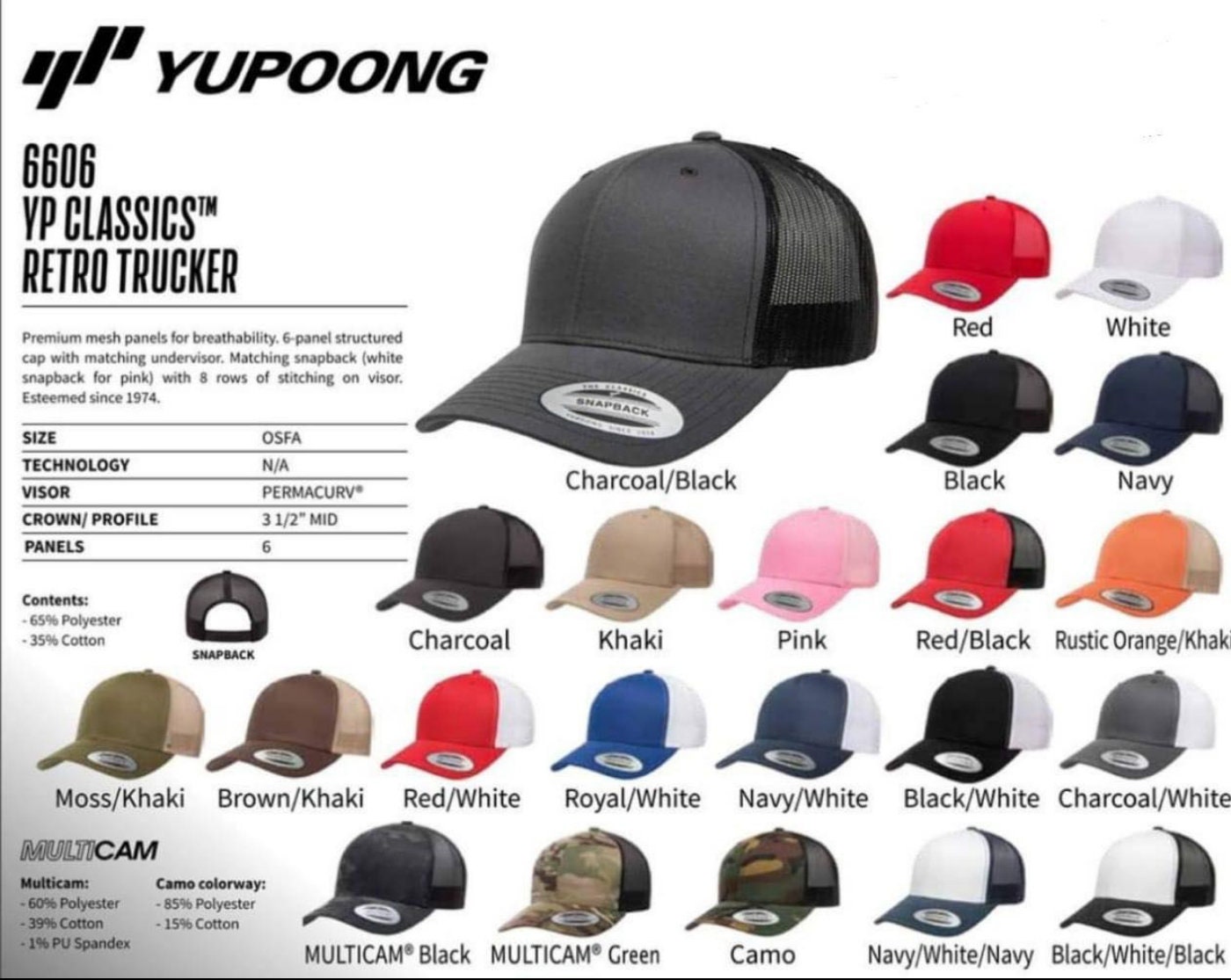 Custom Yupoong Classics - 6606 Leather Patch Hat, Laser Engraved for ...