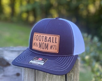 Football Mom Leather Patch - Etsy