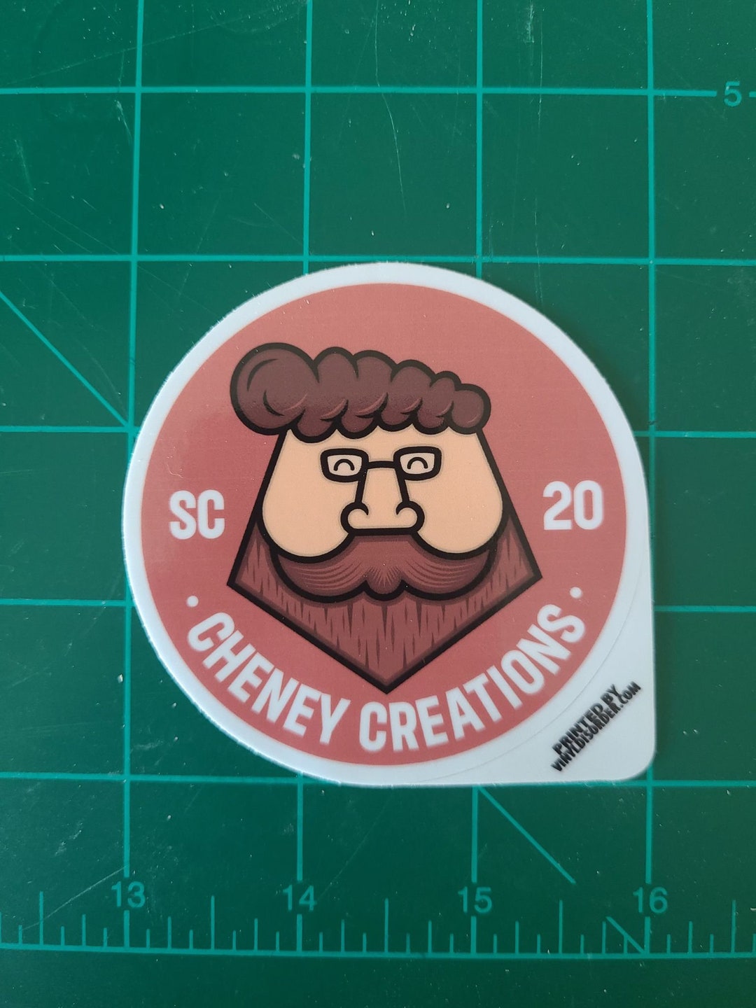 Cheney Creations Logo Sticker - Etsy