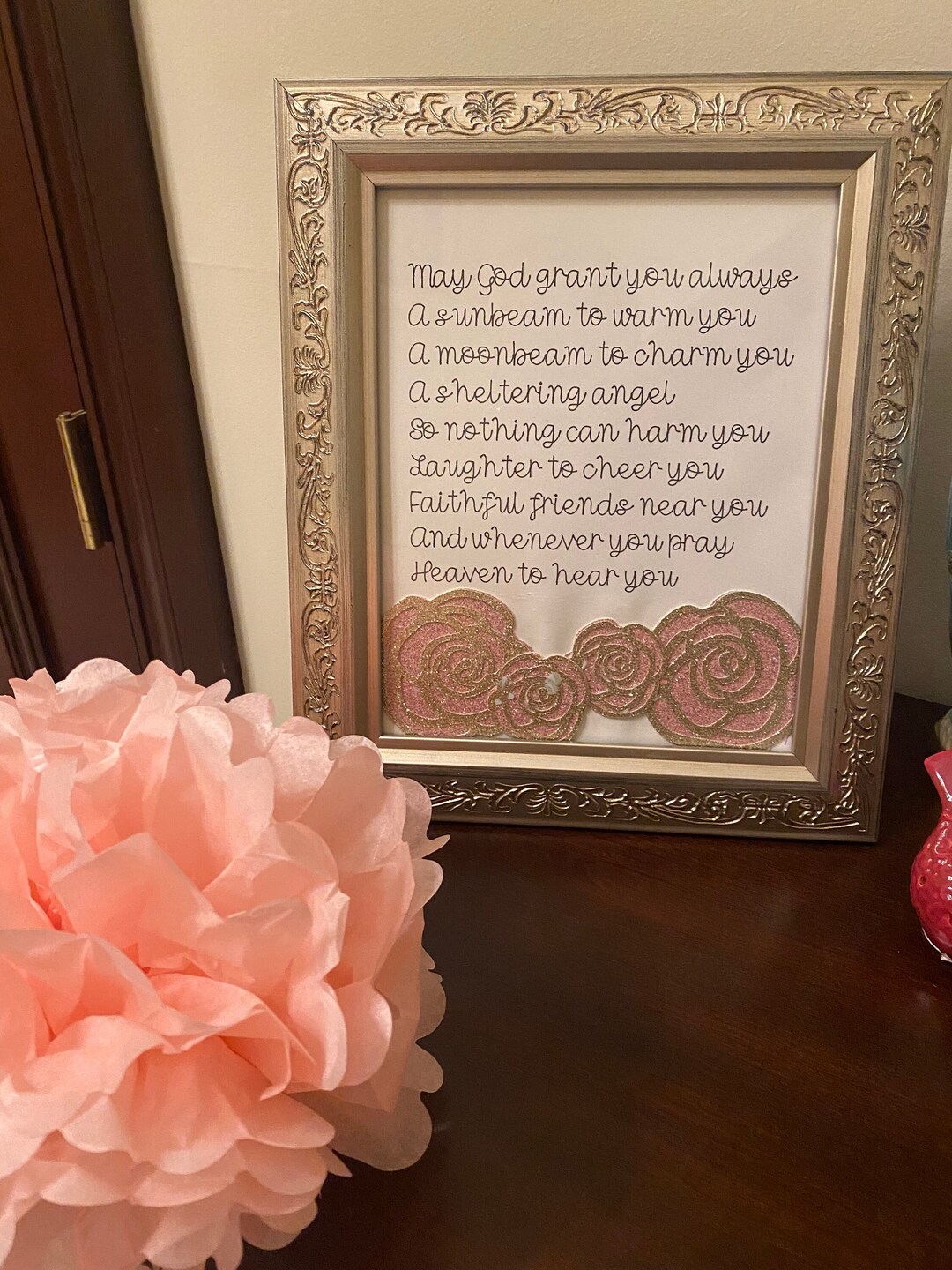 Baby Blessing Frame - Etsy