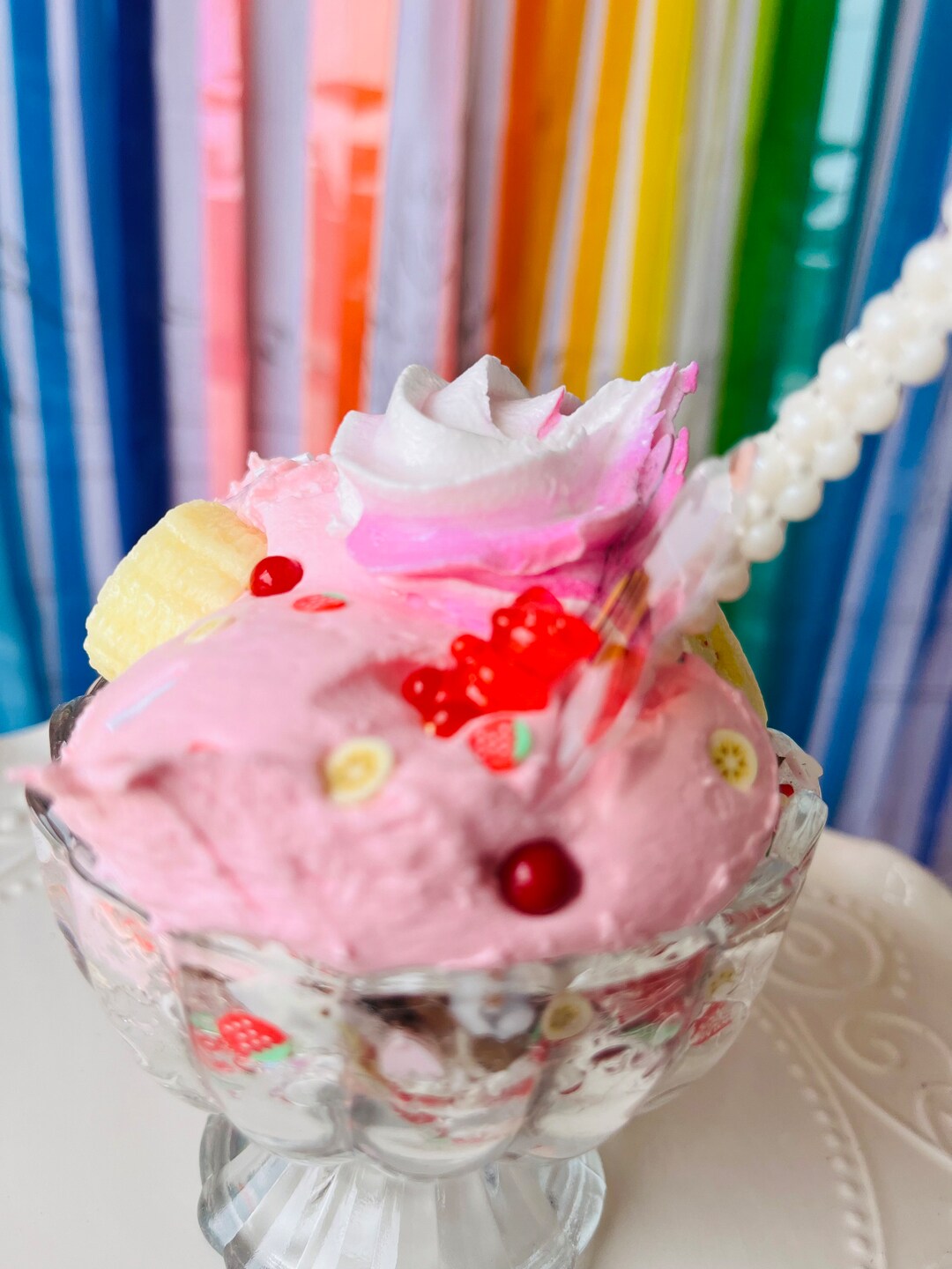 Mini Strawberry Sundae Sundae Pink Sundae Party Décor - Etsy