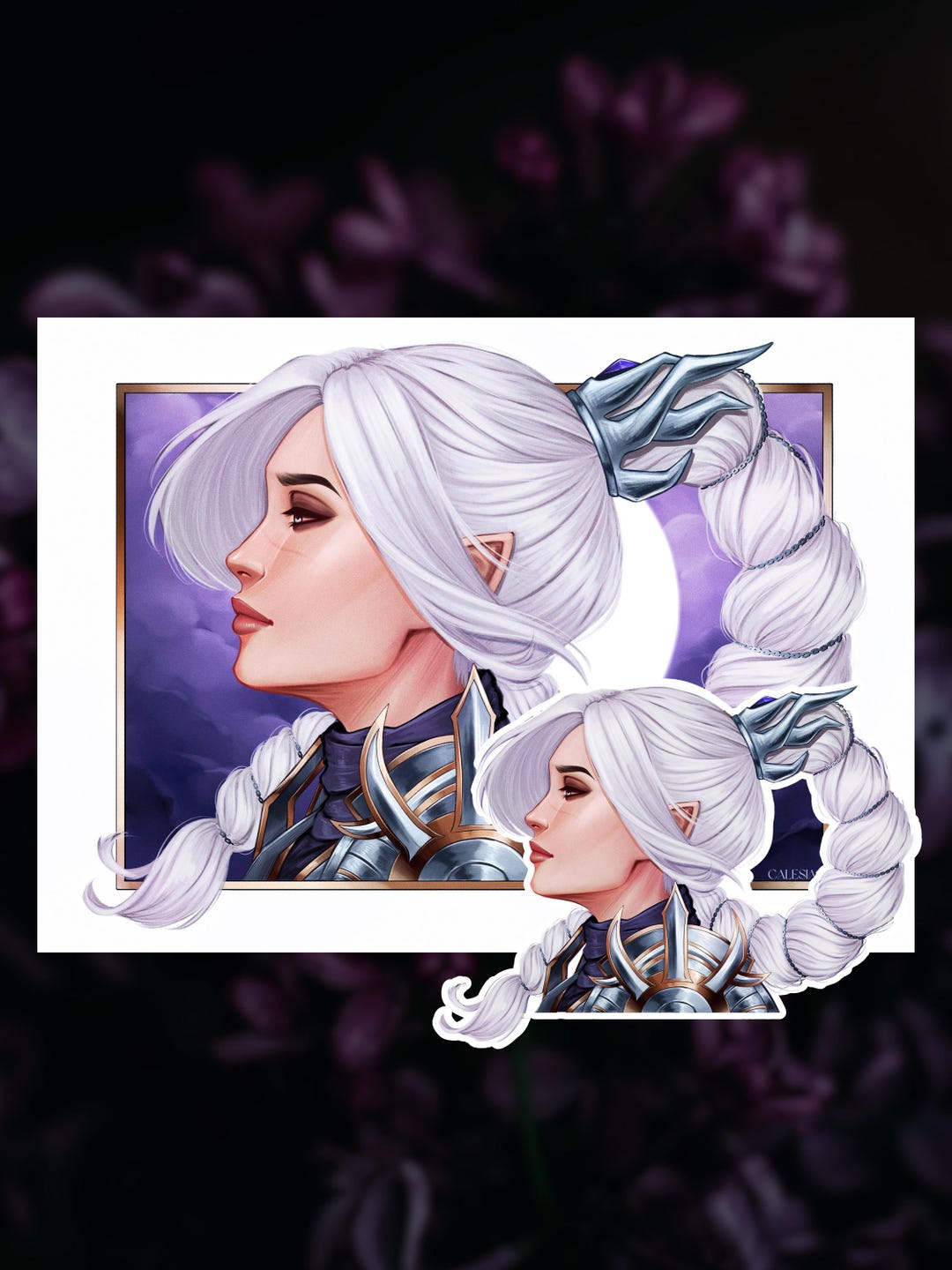 Baldur’s Gate 3 (BG3) - Shadowheart - Print or Sticker - Etsy