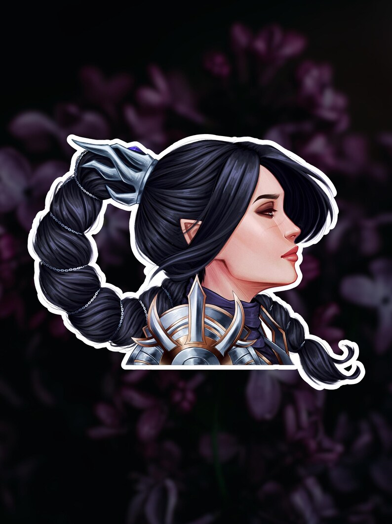 Baldur’s Gate 3 (BG3) - Shadowheart - Print or Sticker - Etsy