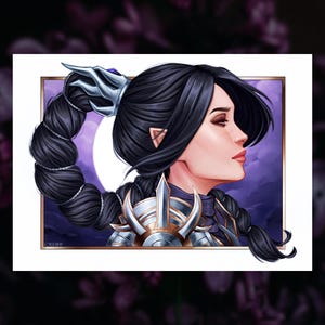 Baldur’s Gate 3 (BG3) - Shadowheart - Print or Sticker - Etsy
