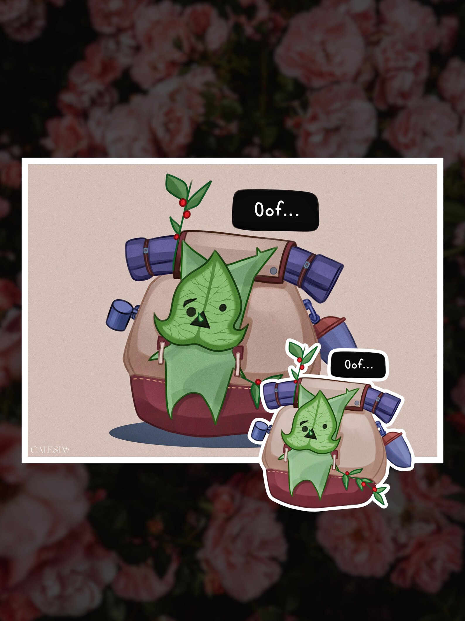 Legend of Zelda: Tears of the Kingdom - Backpack Korok - Print or ...