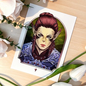 Baldurs Gate 3 BG3 Laezel Print or Sticker - Etsy Australia