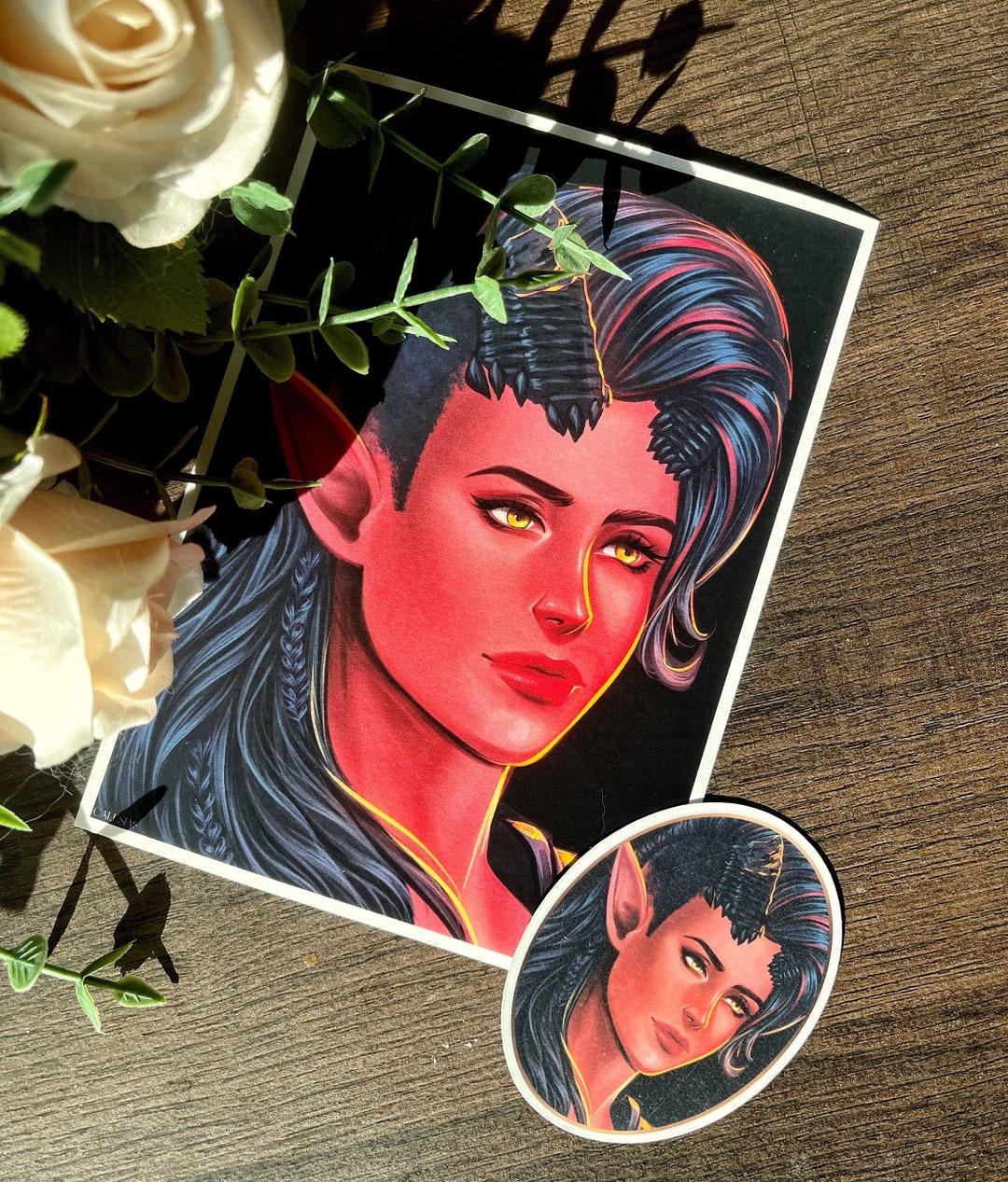 Baldurs Gate 3 BG3 Karlach Print or Sticker - Etsy UK