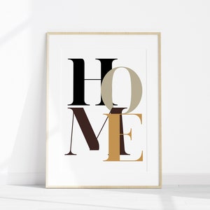 Home Decor Printable Poster, Modern Home Quote Print for Interior ...