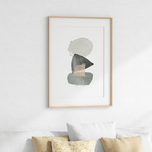 Printable Abstract Art Print Contemporary Wall Decor Digital - Etsy