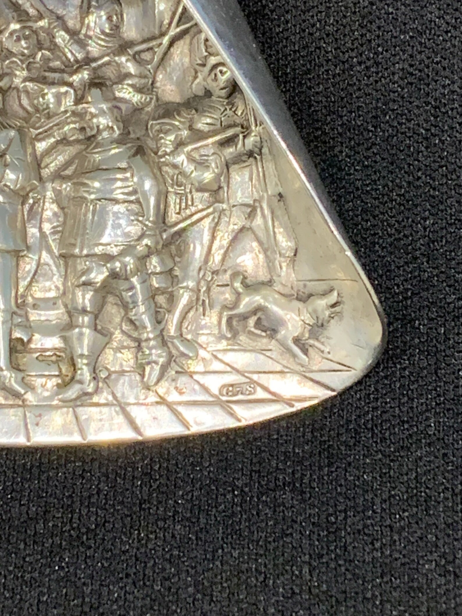 Antique Dutch Sterling Silver Sugar Spoon by Gerardus Schoorl - Etsy