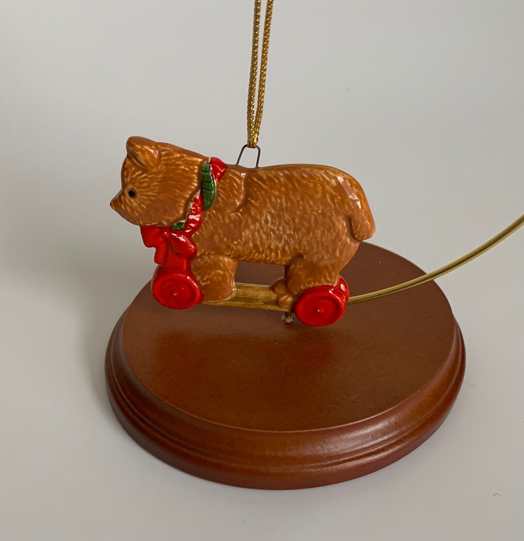 Vintage Gordon Fraser Bear Ornament - Etsy