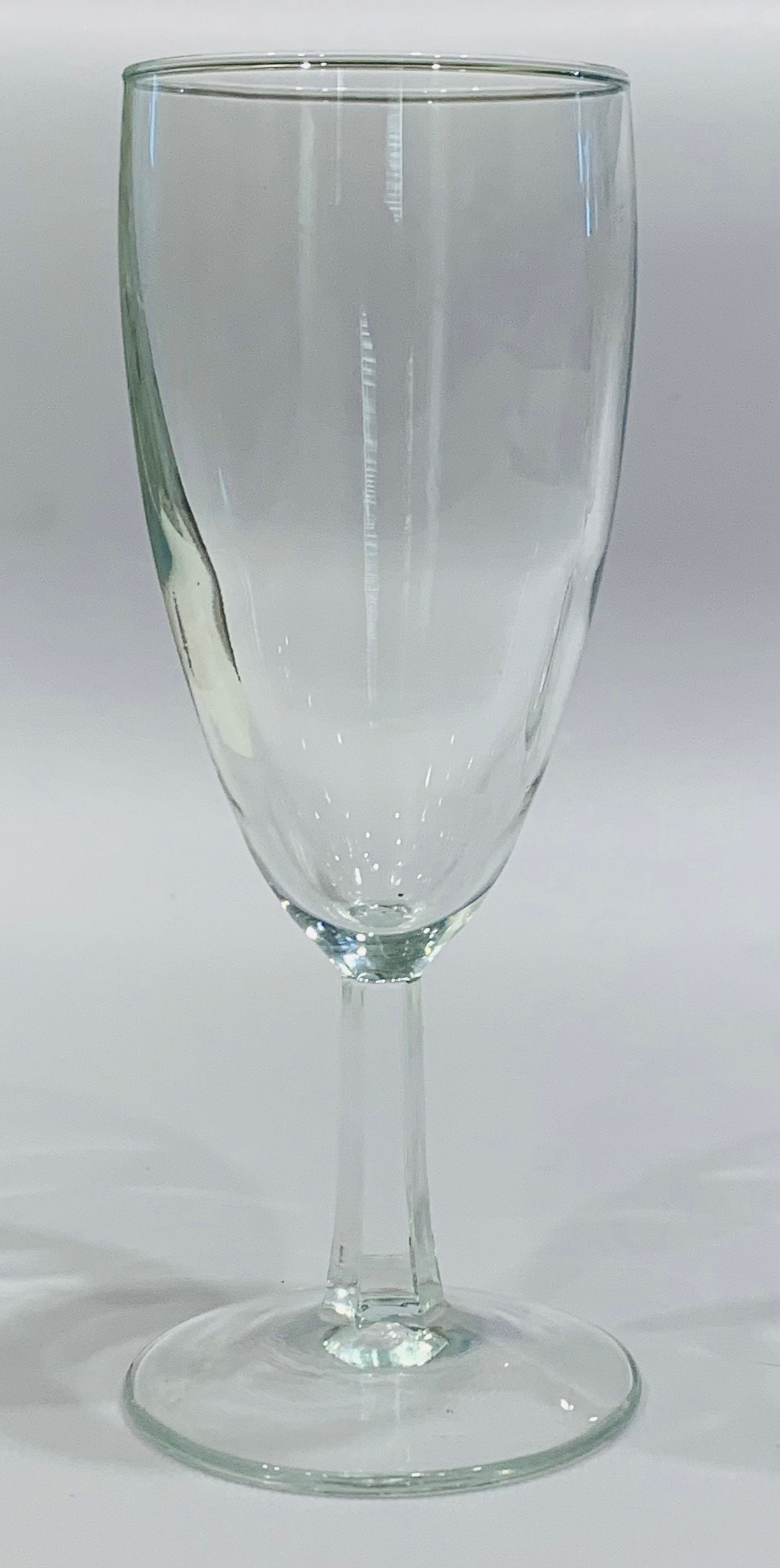 Vintage Clear Crystal Hexagonal Stemmed Wine Glasses/classic - Etsy