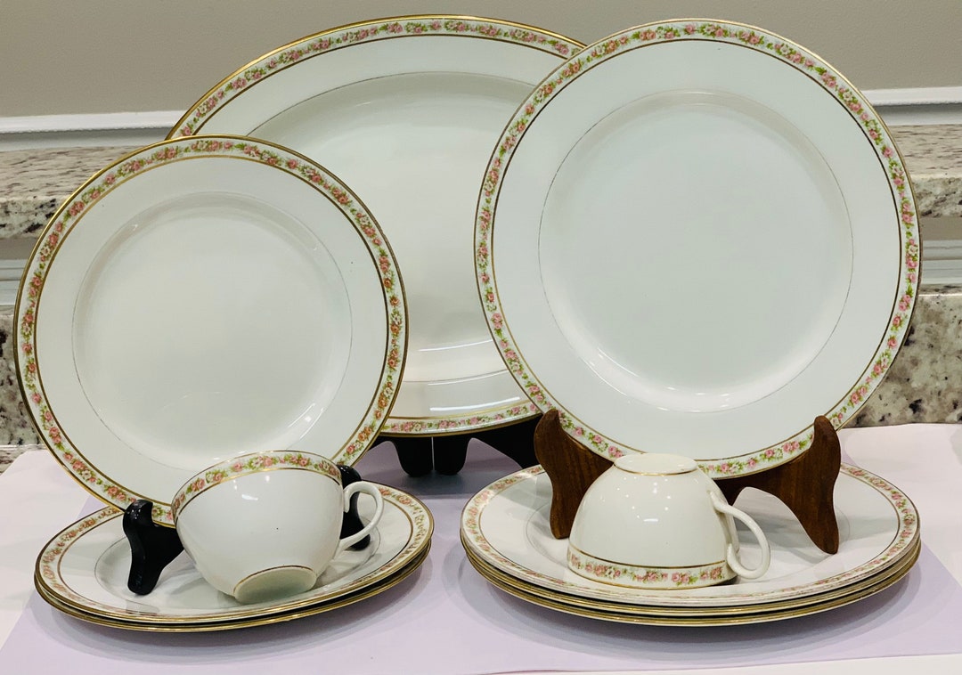 Antique Johnson Brothers Gold Verge Dinnerware Pieces. Extremely Rare ...