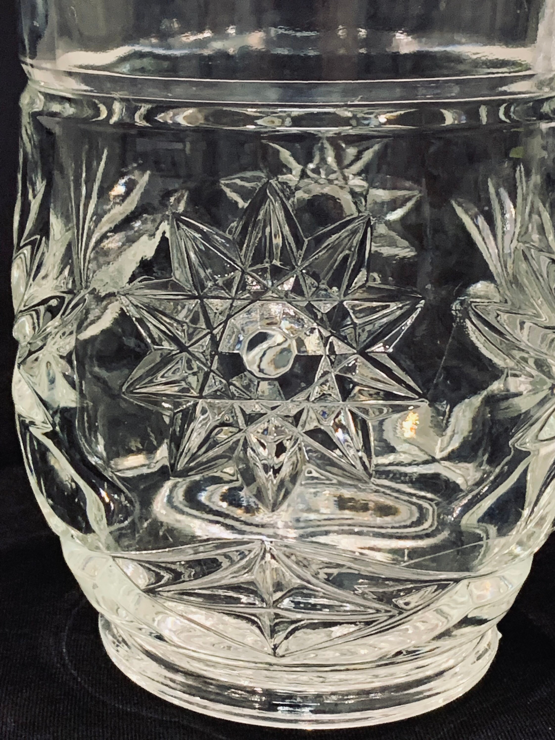 1960s Anchor Hocking Prescut/star of David Small/pint Pitcher - Etsy