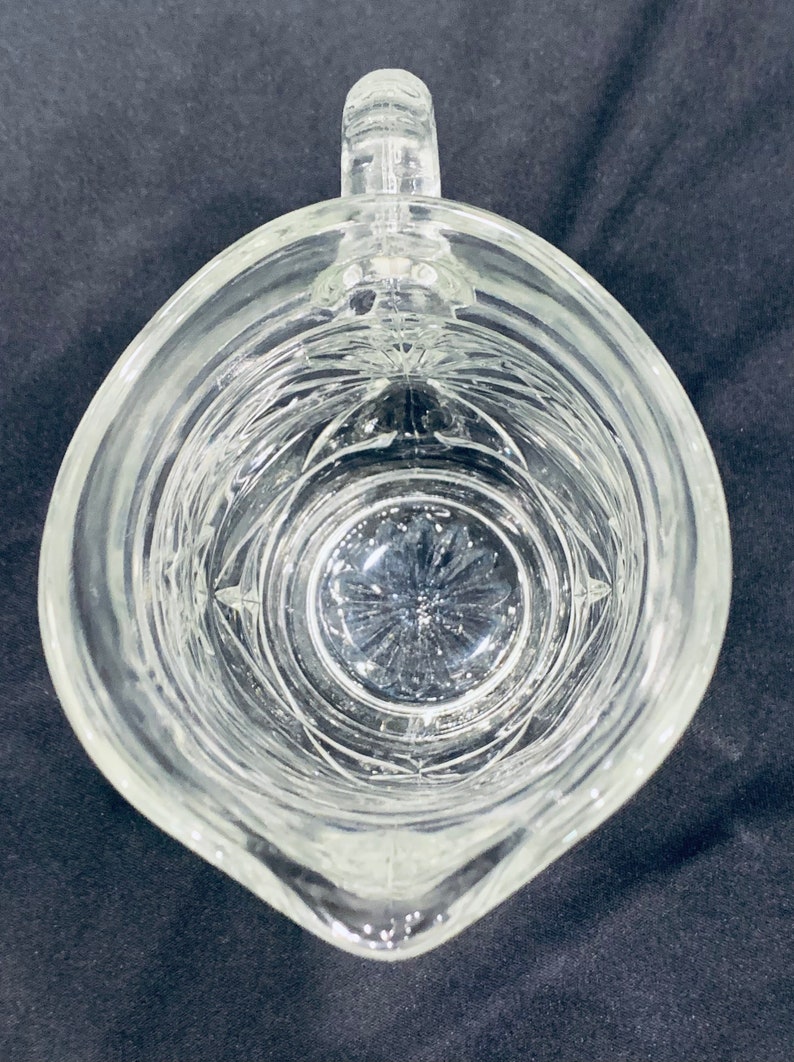 1960s Anchor Hocking Prescut/star of David Small/pint Pitcher With ...