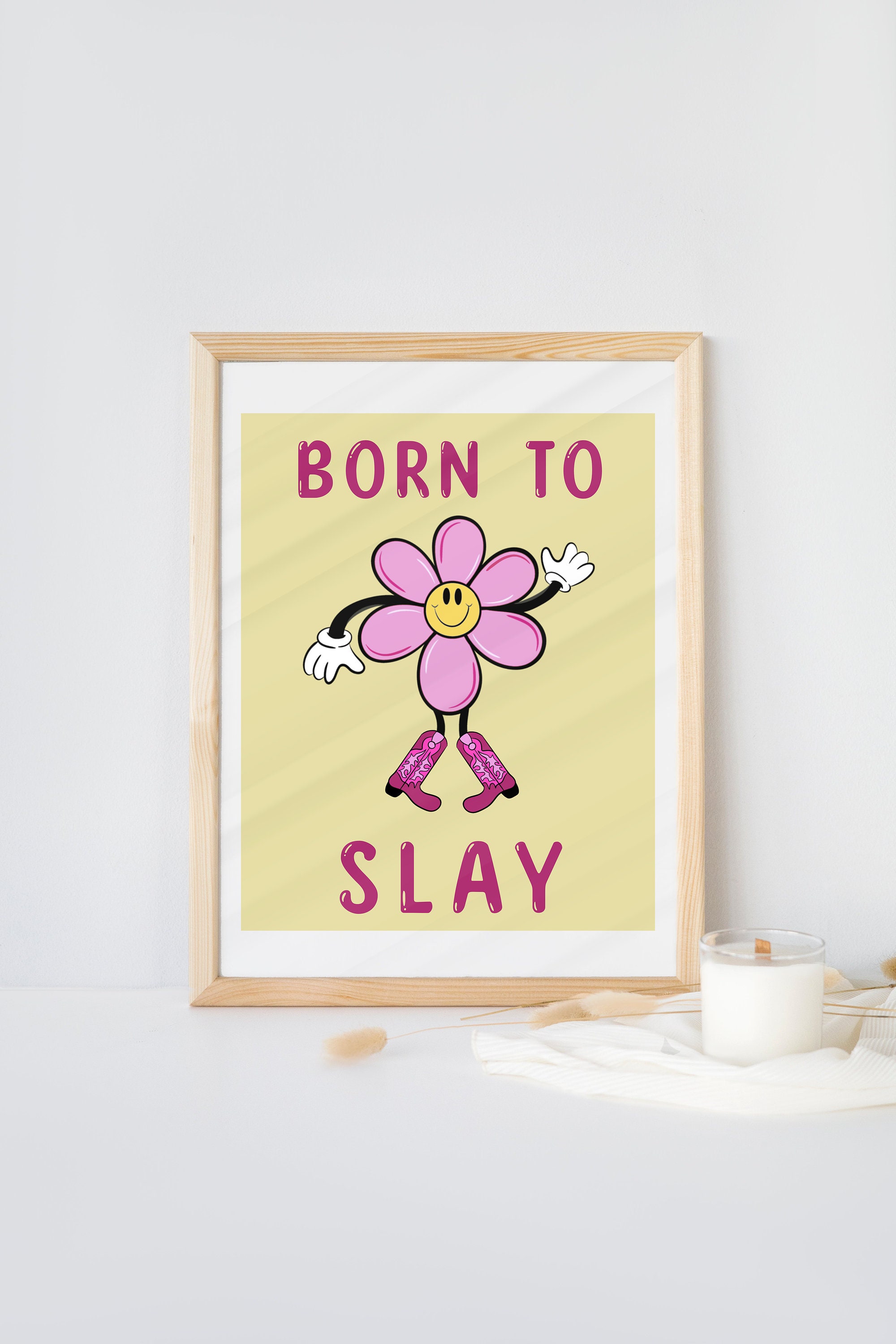 Born to Slay, Printable Wall Art, Digital Download - Etsy