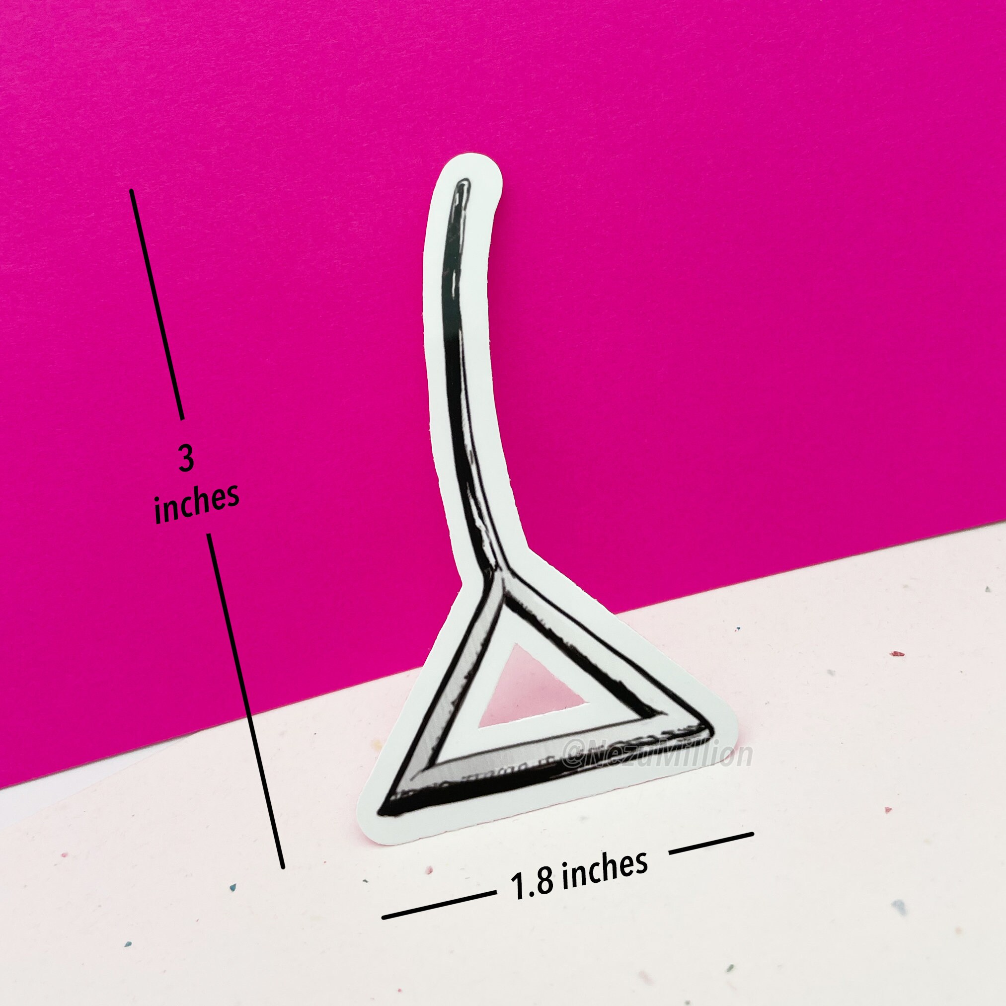 Paper Beam Chainsaw Man Shark Devil Waterproof Vinyl Die Cut Sticker ...