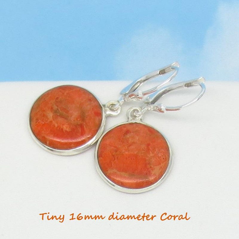 Coral Earrings - Etsy