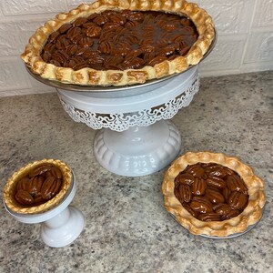 Faux Pecan Pie, Large Pecan Pie, Fake Large Pie, Faux Fall Pie - Etsy