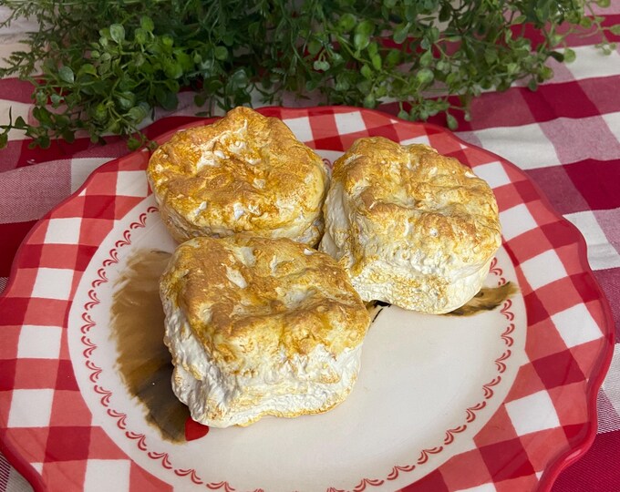 Fake Southern Style Biscuits basket of 12 - Etsy