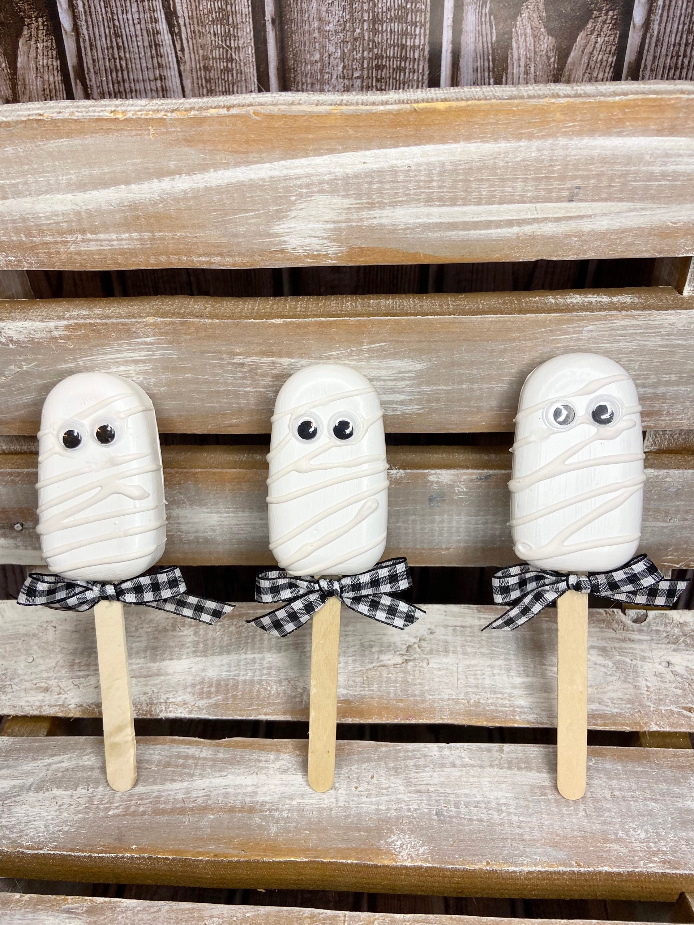 Fake Mummy Cakesicle Fake Halloween Cakesicle Halloween - Etsy