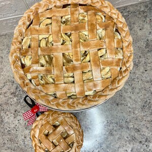 Faux Apple Pie, Fake Apple Pie, Fake Pie, Apple Pie Decor - Etsy