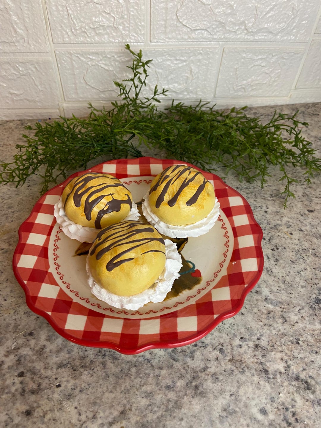 Faux Cream Puffs, Fake Cream Puffs, Photo Prop, Display Food, Realistic ...