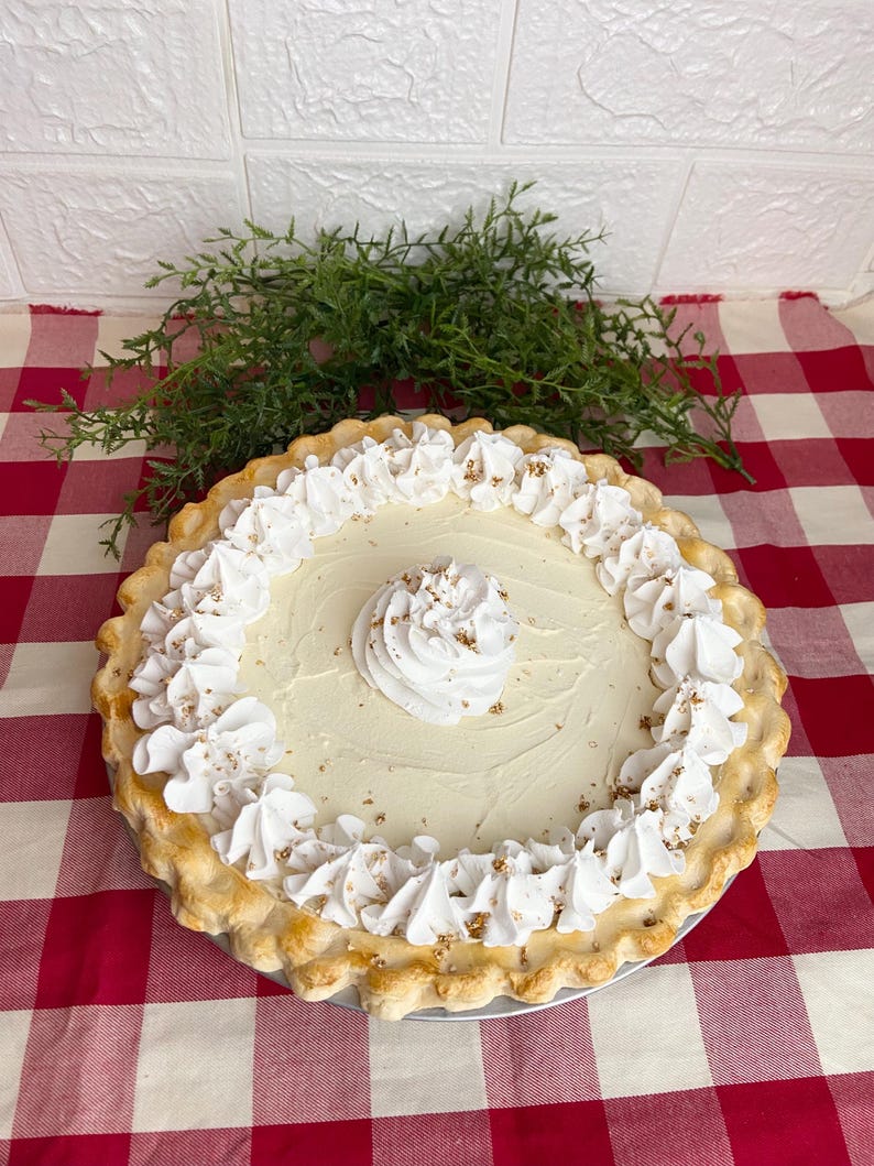 Fake Coconut Cream Pie: Realistic Dessert Prop, Bakery Display, Kitchen ...