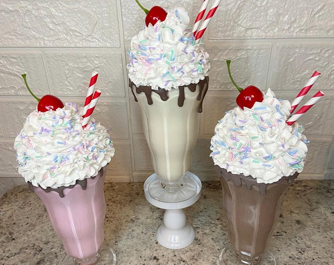 Fake Milkshake, Faux Milkshake, Strawberry Milkshake, Chocolate ...