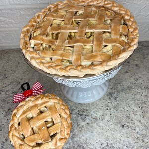 Faux Apple Pie, Fake Apple Pie, Fake Pie, Apple Pie Decor - Etsy