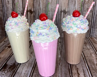 Fake Milkshake, Faux Milkshake, Strawberry Milkshake, Chocolate ...