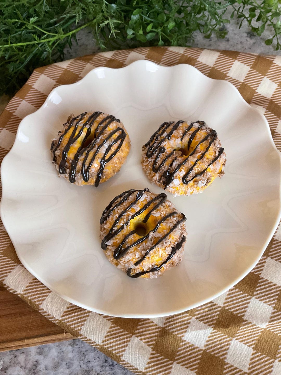 Fake Coconut Cookie: Realistic Food Prop, Kitchen Decor Bakery Display ...