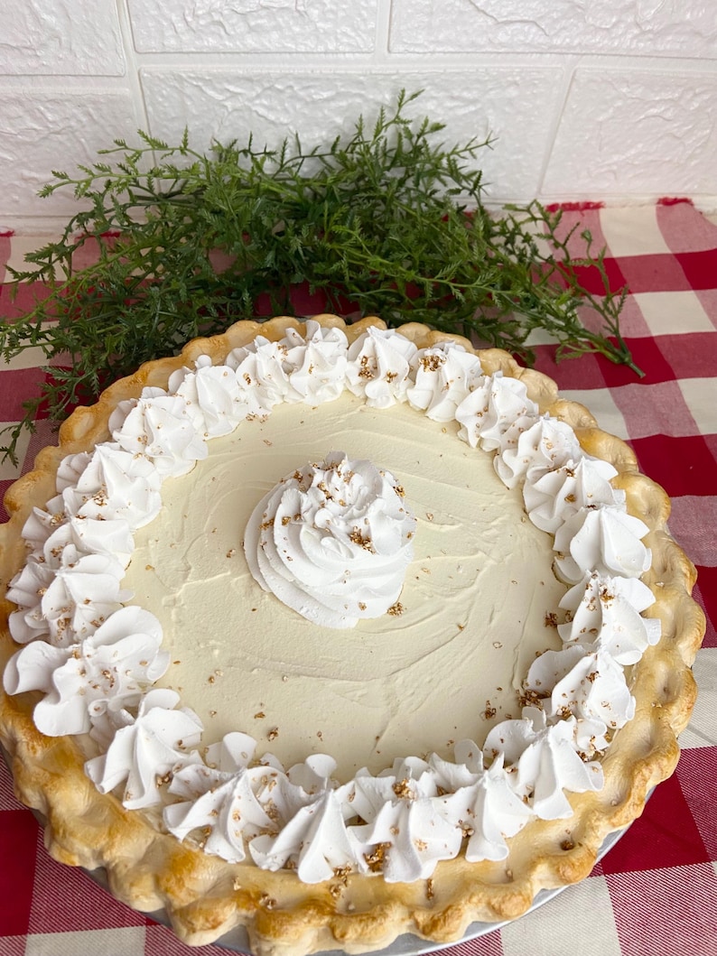 Fake Coconut Cream Pie: Realistic Dessert Prop, Bakery Display, Kitchen ...