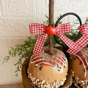 Faux Gourmet Smores Caramel Apple, Caramel Apple, Fake Gourmet Apple ...