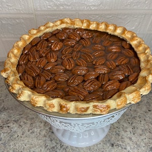 Faux Pecan Pie, Large Pecan Pie, Fake Large Pie, Faux Fall Pie - Etsy