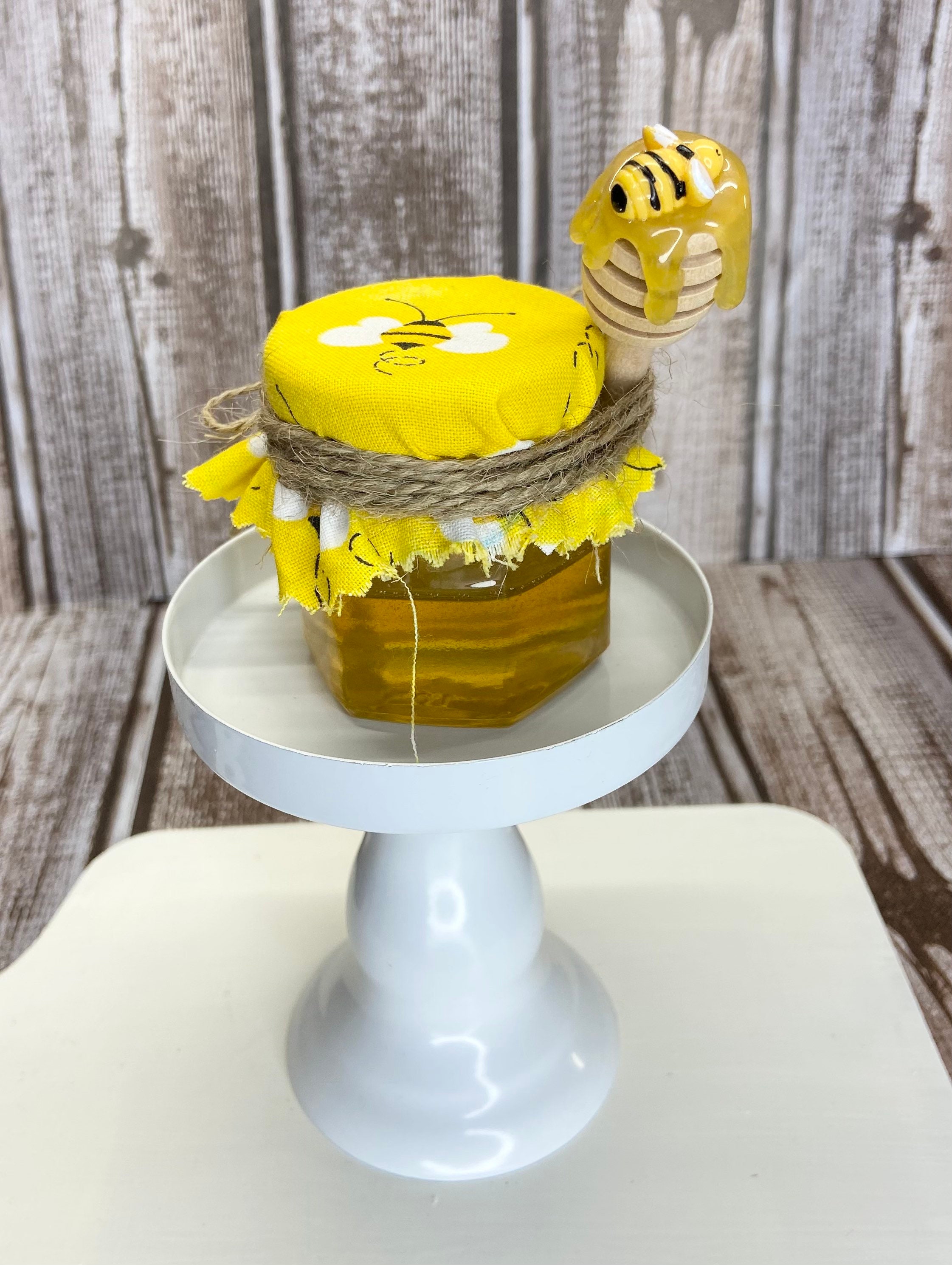 Fake Bee Honey Jar Bee Decor Fake Honey Bee Tiered Tray | Etsy