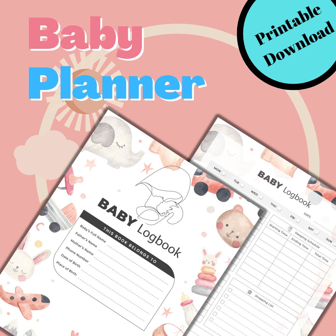Baby Planner | Baby Sleep Tracker | Feeding Log | Babysitter Log ...
