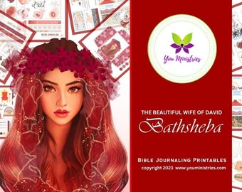 Ruth, Women of the Bible, Bible Journaling Stickers, Micro Bible Card ...