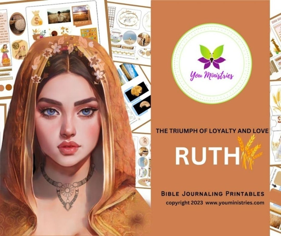 Ruth, Women of the Bible, Bible Journaling Stickers, Micro Bible Card ...
