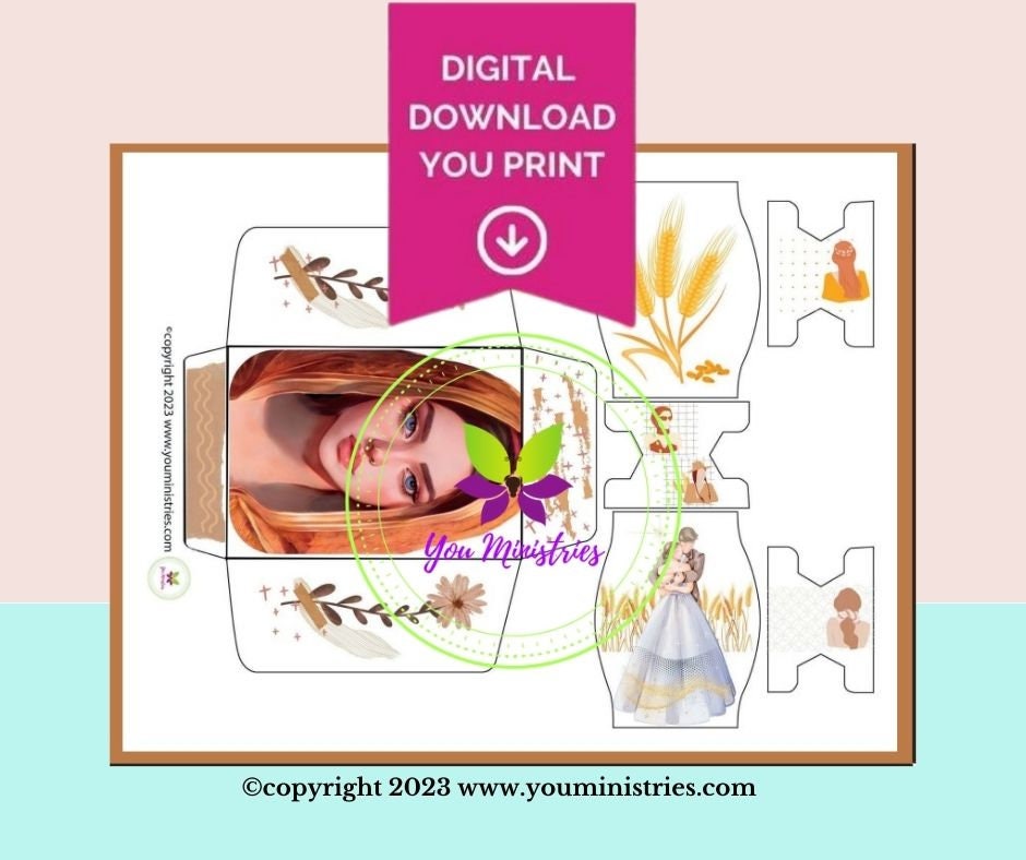 Ruth, Women of the Bible, Bible Journaling Stickers, Micro Bible Card ...