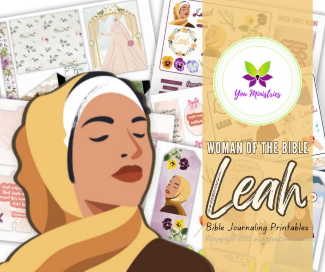 Leah Women of the Bible Series, Bible Journaling Stickers, Micro Bible ...